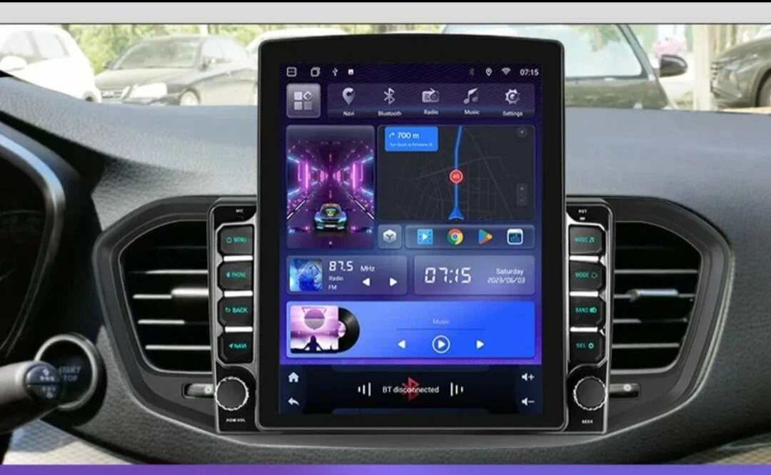 Магнитола андроид Tesla для Лада Веста (Lada Vesta) от 2022 год+/ 8-ядер/Android-Auto/CarPlay