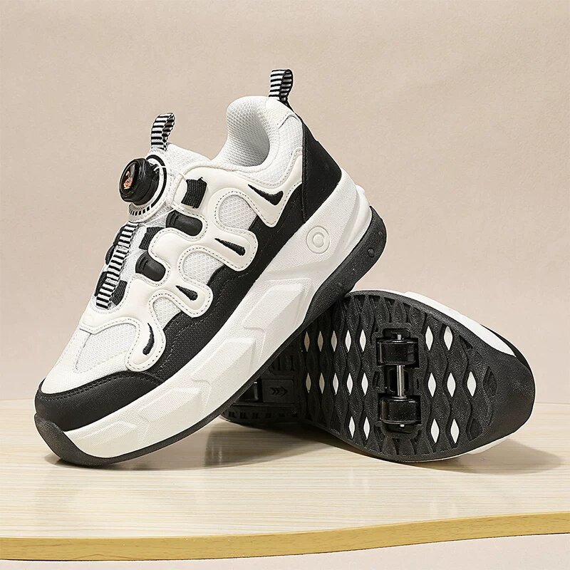 Унисекс скейтборды с однонажимной поддержкой заднего колеса, четырьмя колесами и поворотной застежкой, размер 37 для