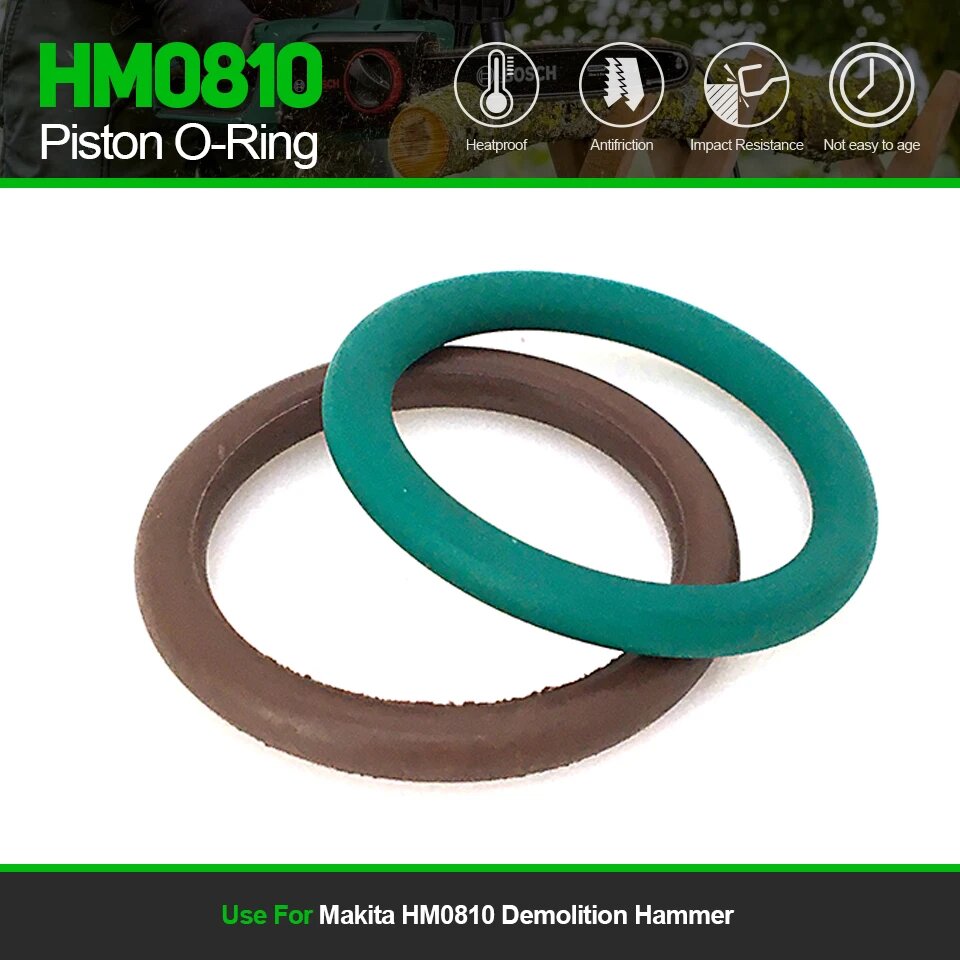 2 шт. Уплотнительное кольцо поршня для Makita HM0810