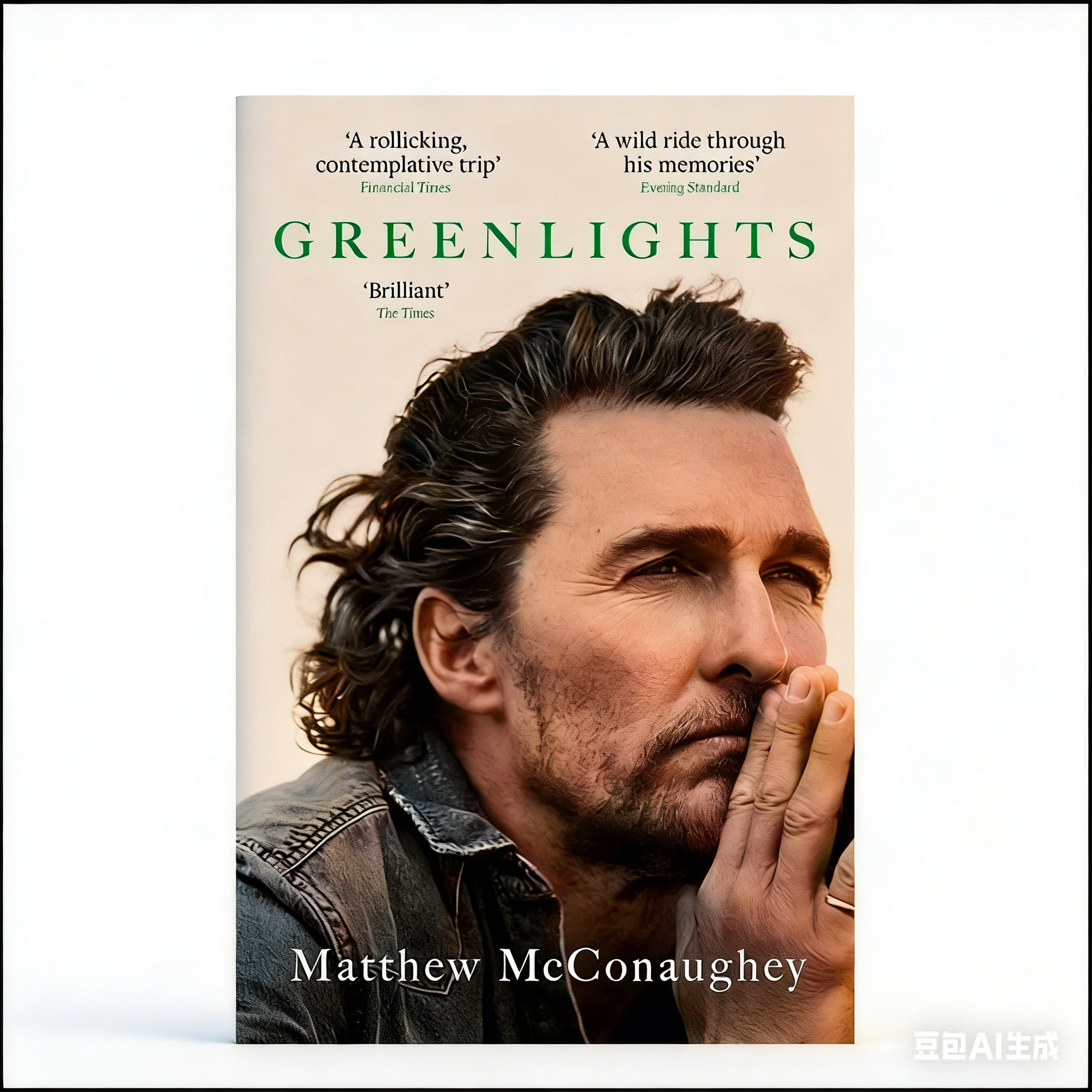 Книга "Greenlights" (Matthew McConaughey) от Crown, мягкая обложка, 320 стр