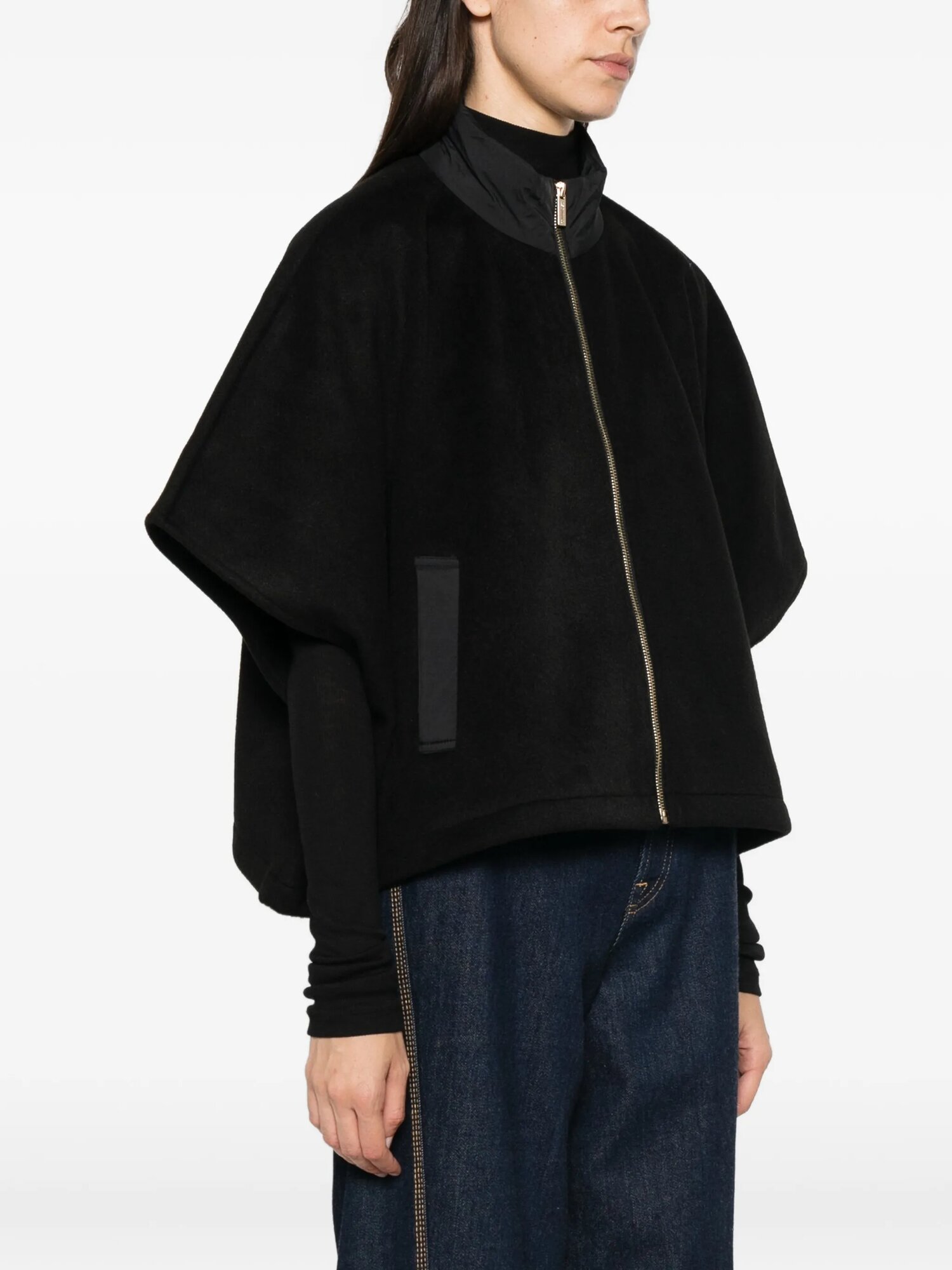 Накидка Twinset Milano Zip-up cape, размер OneSize — фото 1