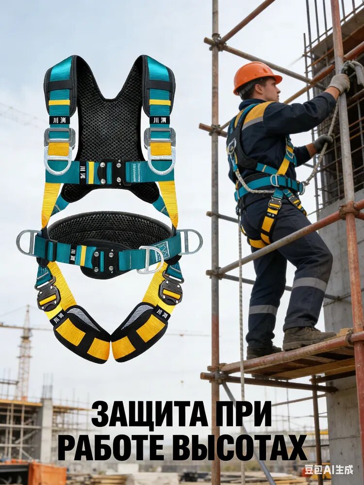 Ремни безопасности с защитой от падения для авиационных работ, амортизирующие ремни безопасности