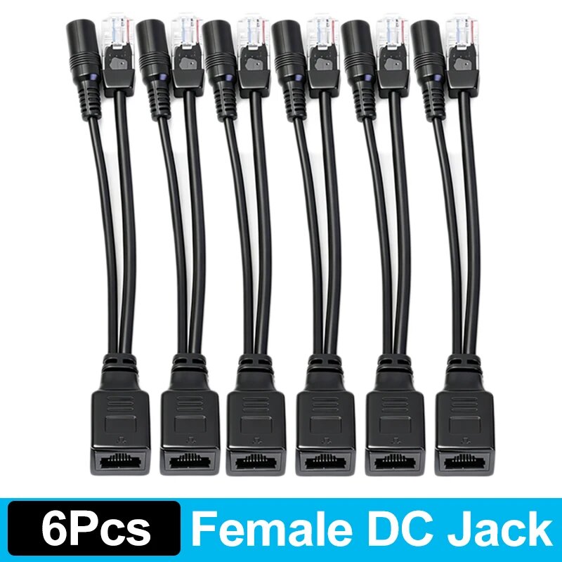 Кабель-сплиттер POE BAPPSUS 12В 6Pcs Female