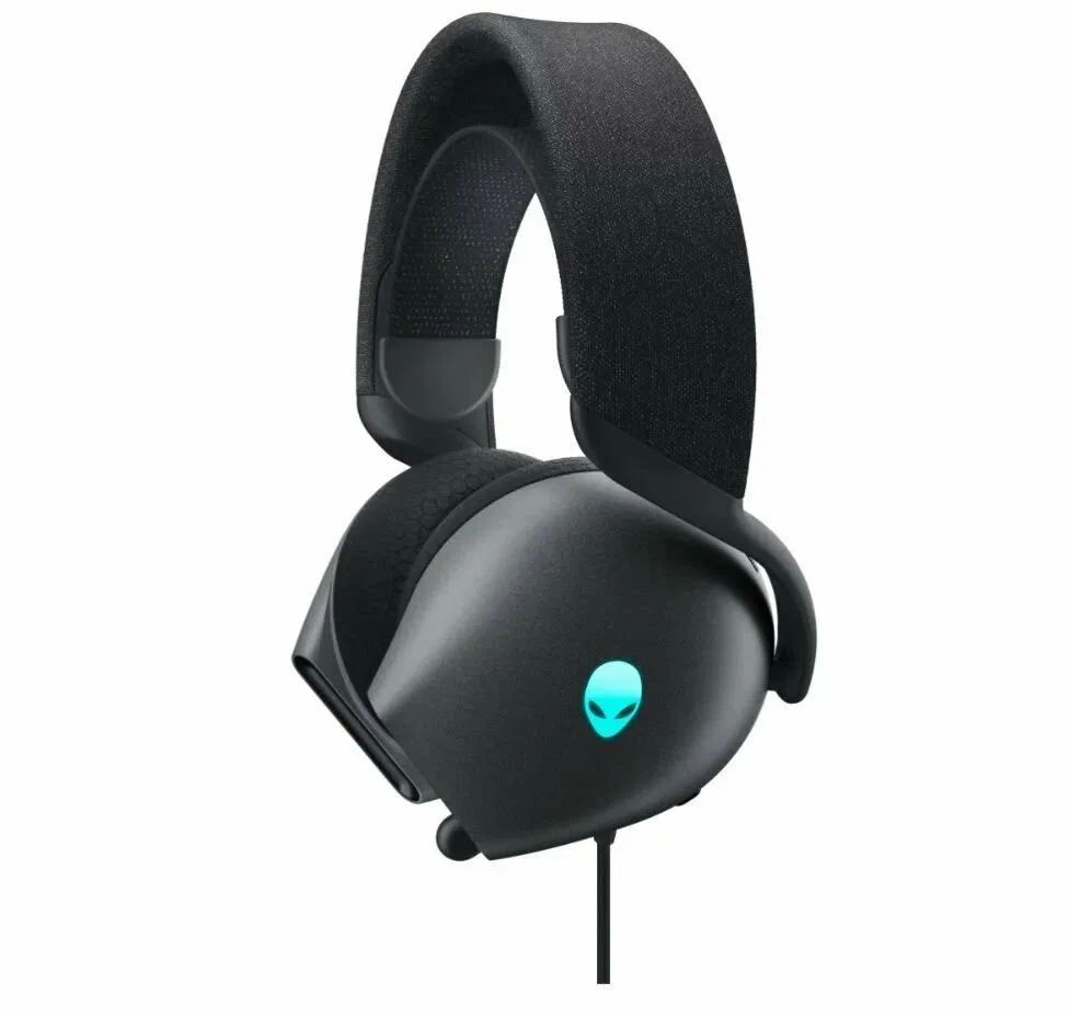 Игровые наушники беспроводные Alienware AW520H, черный, Погрузитесь в Игру с Завораживающим 7.1 Канальным Звуком, BLACK