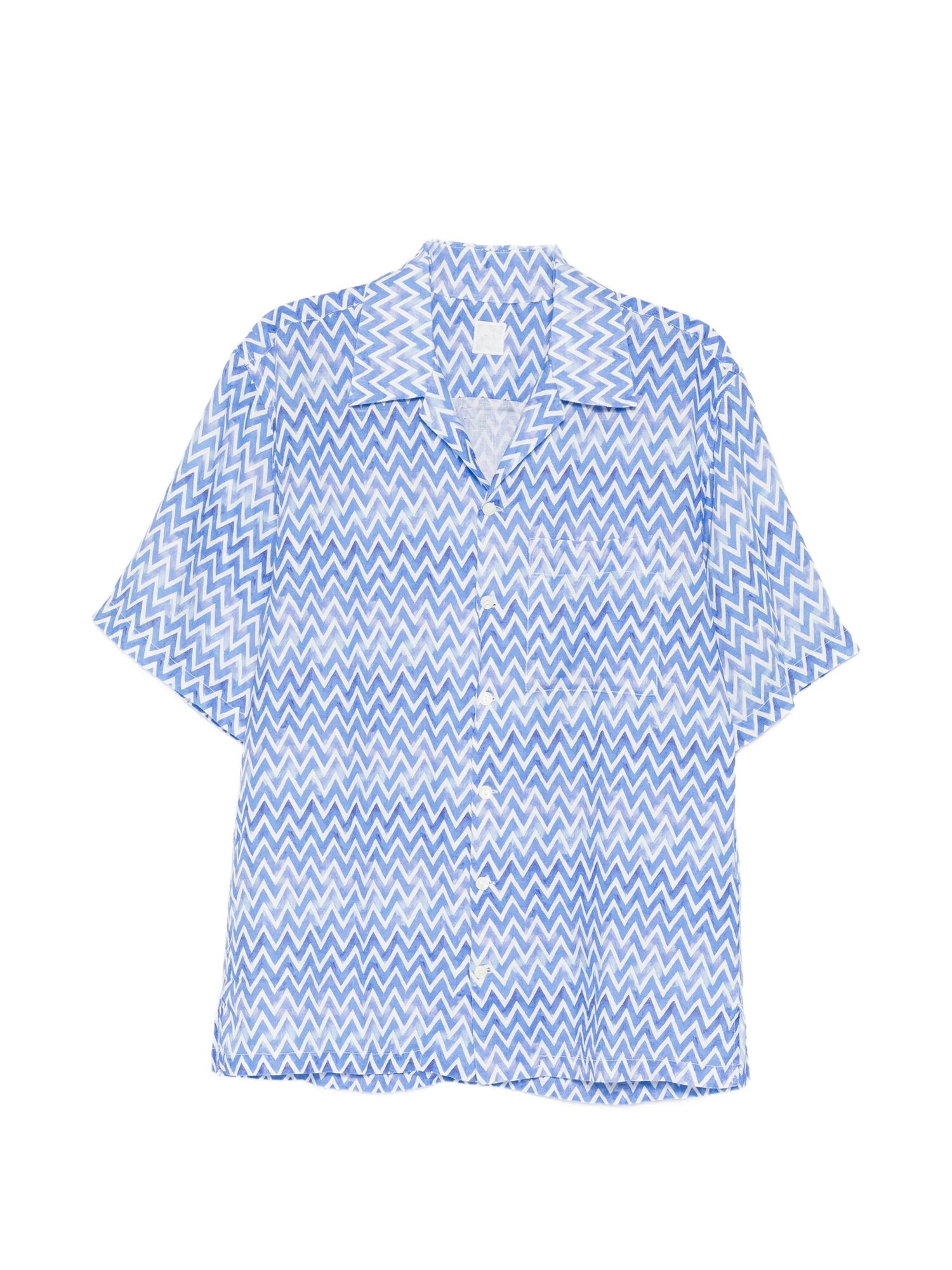 Рубашка Chevron-print short-sleeved shirt