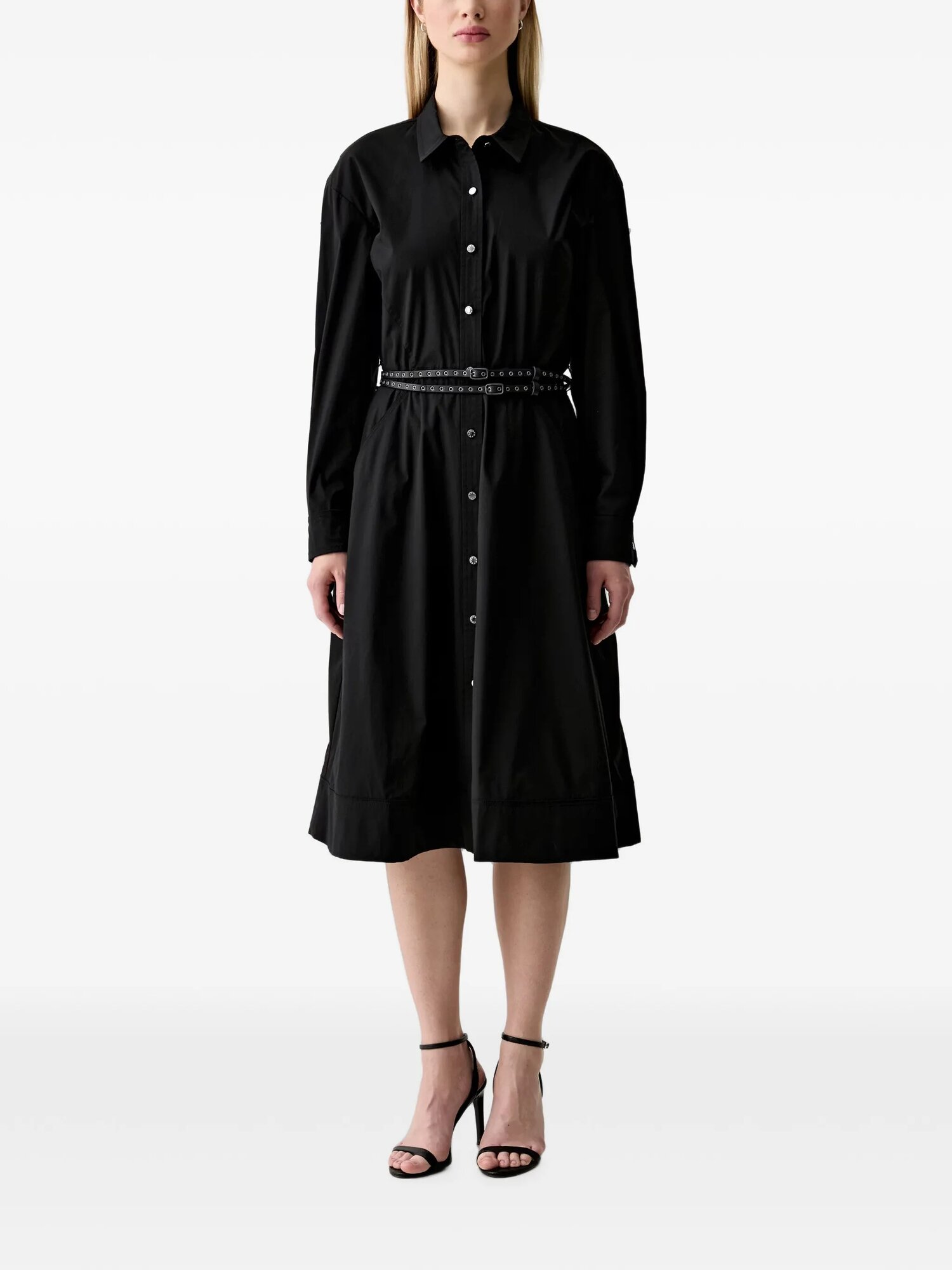 Платье Button-down shirt midi dress