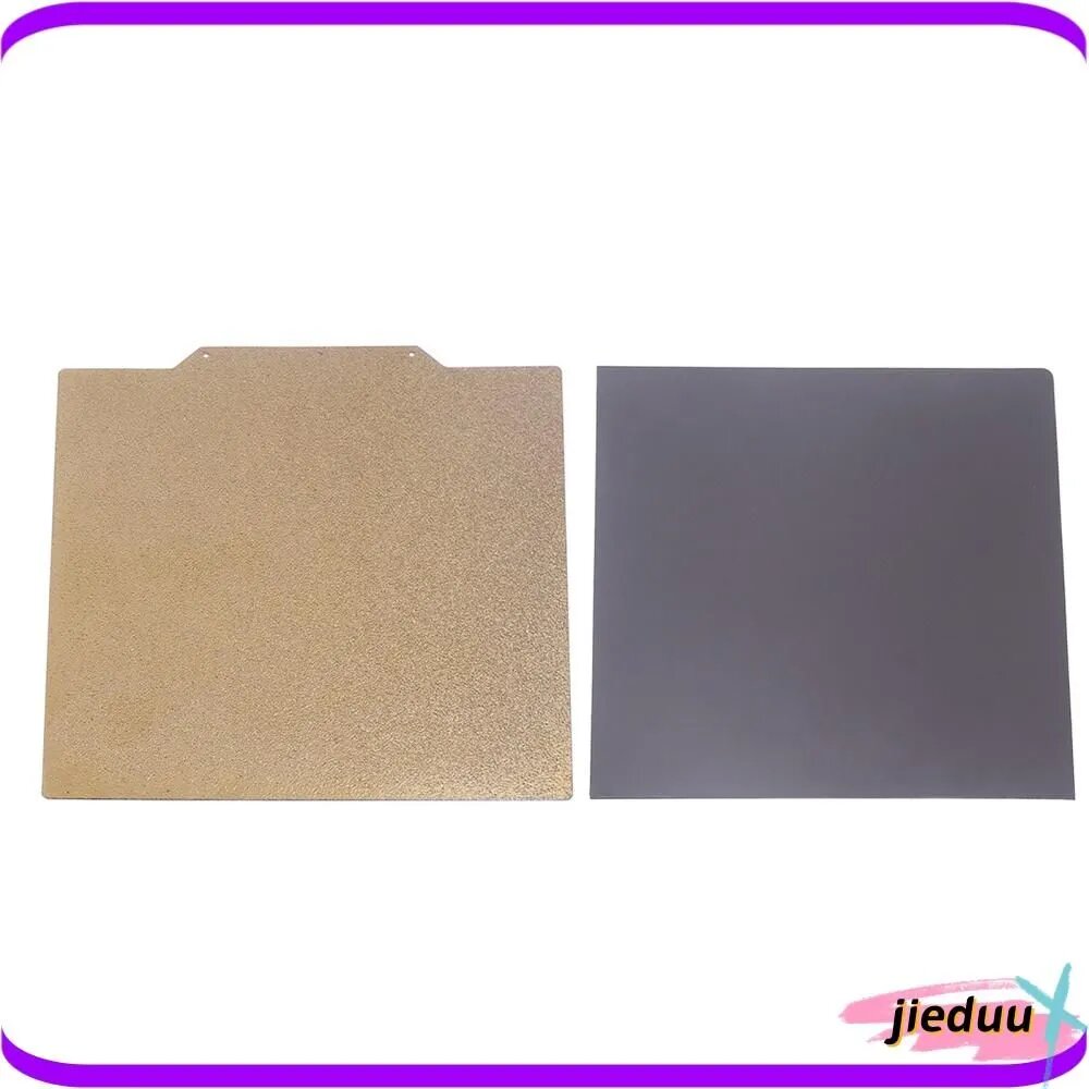 Расходник для печати jieduu, Черный (black), двусторонний текстурированный лист PEI, 355x355 мм