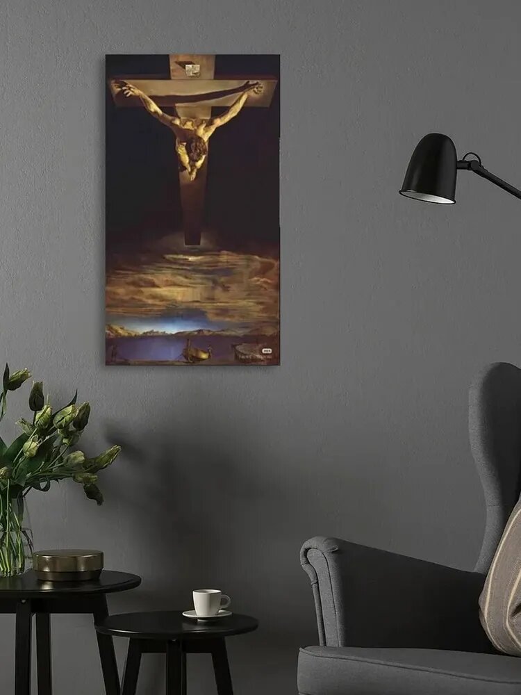 Картина "Сотворение Сальвадора Дали Крест на горе, 140 * 250cm, 140 х 250CM" 140x250 см