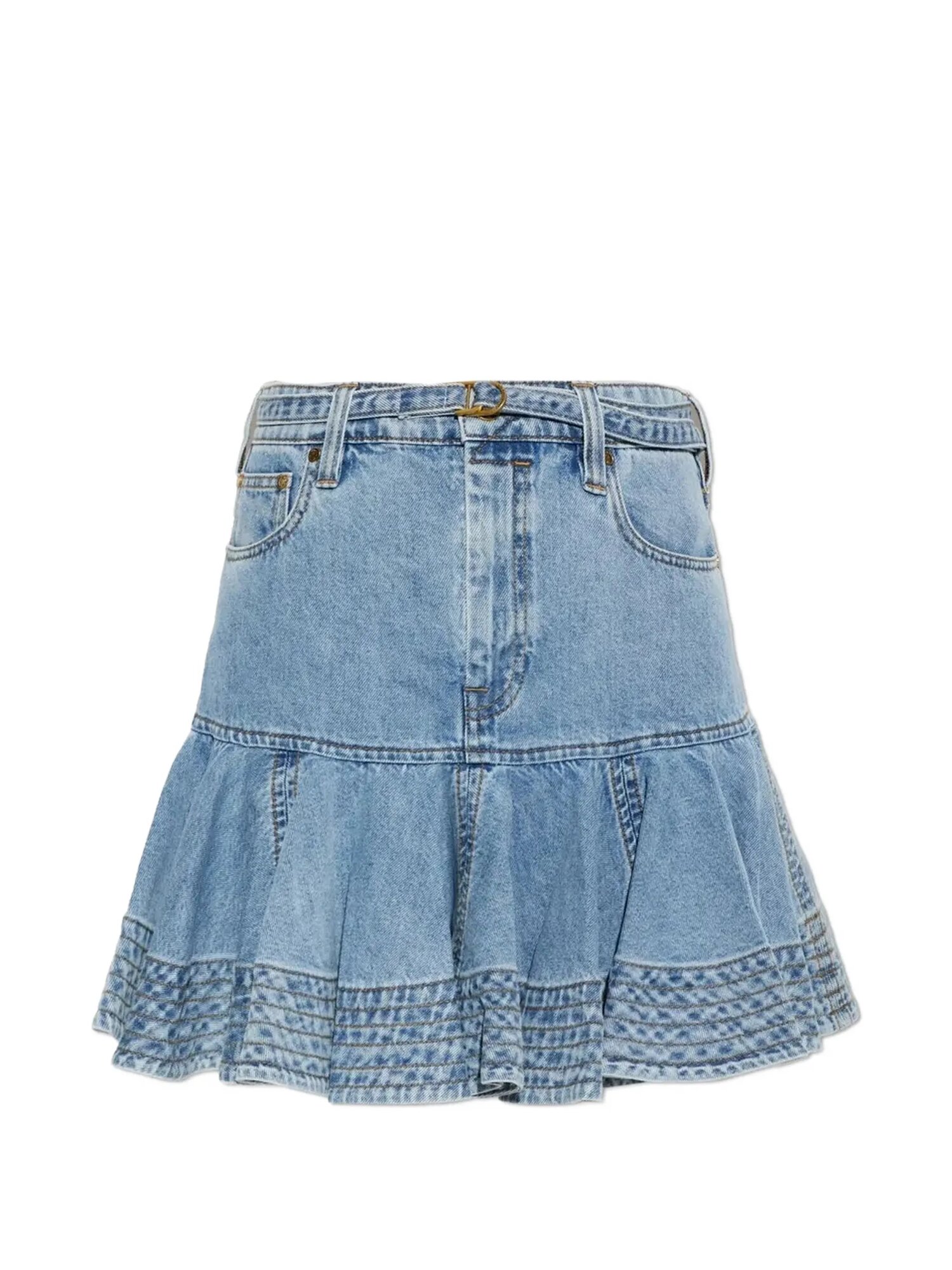 Юбка ZIMMERMANN Indra denim mini skirt