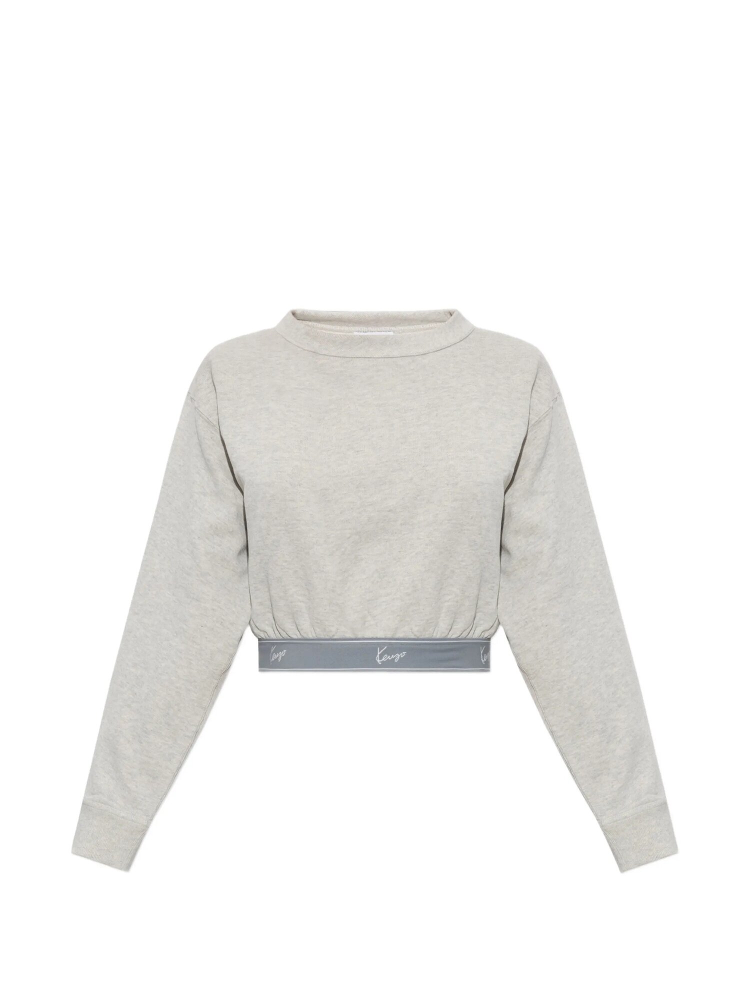 Худи Cropped logo-tape hoodie