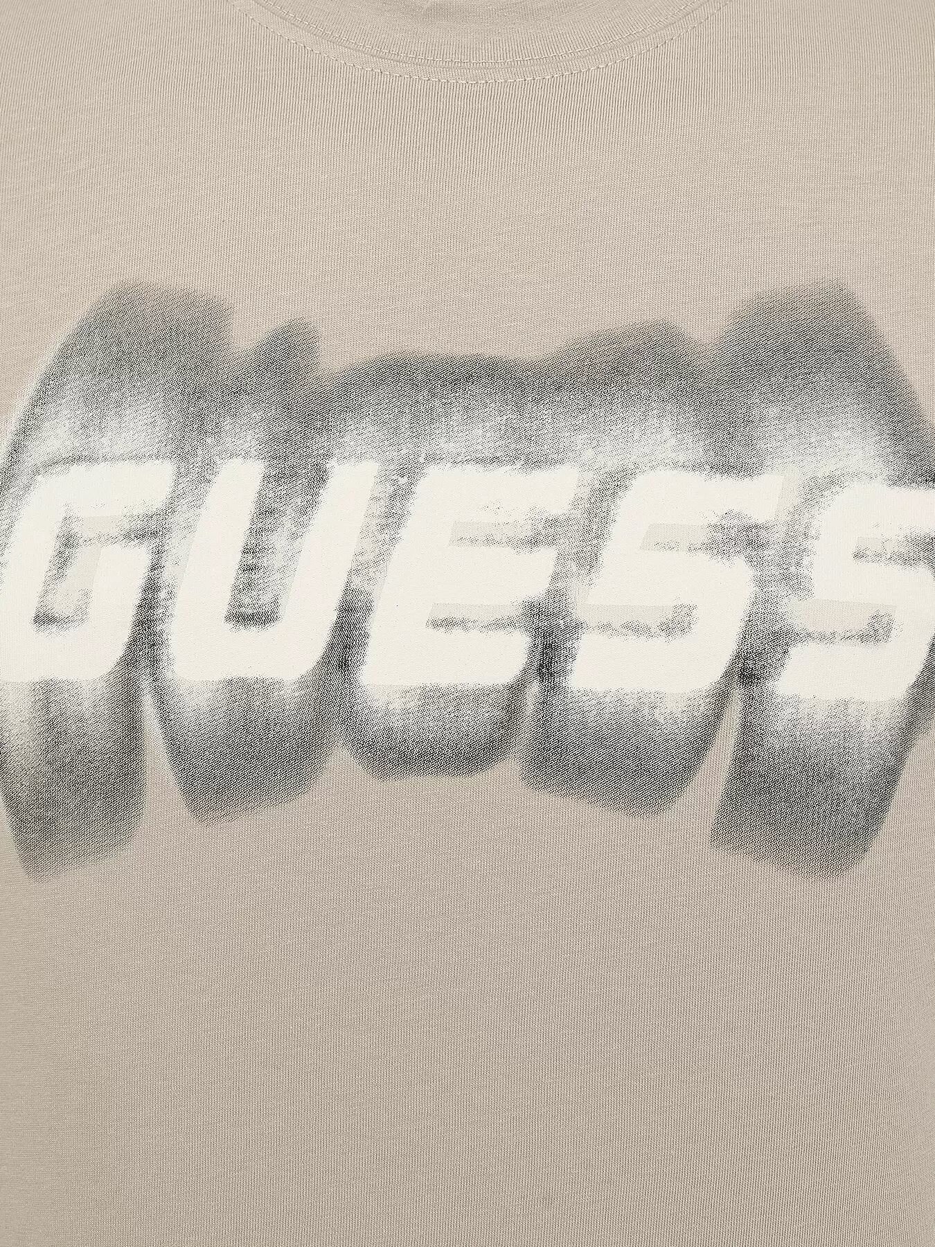 Футболка GUESS, размер M, бежевый — фото 1