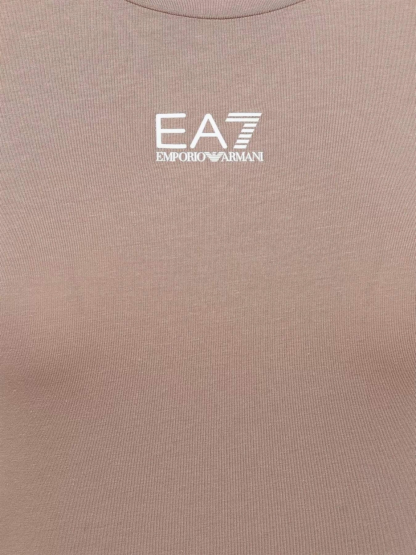 Футболка EA7 EMPORIO ARMANI, размер M, бежевый — фото 1