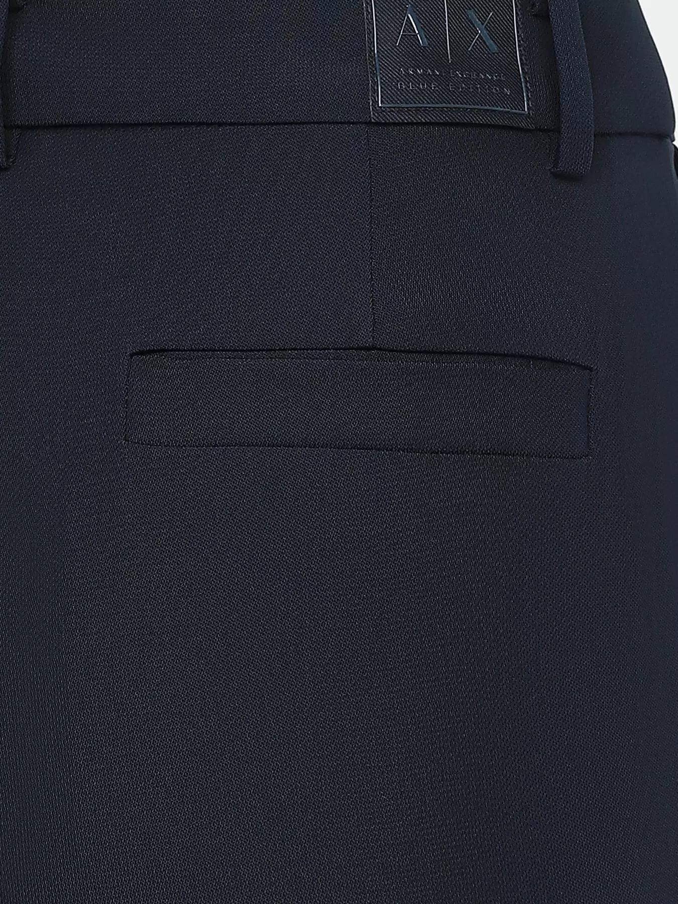 Брюки Armani Exchange Весна-лето 2025, размер 8, темно-синий — фото 1