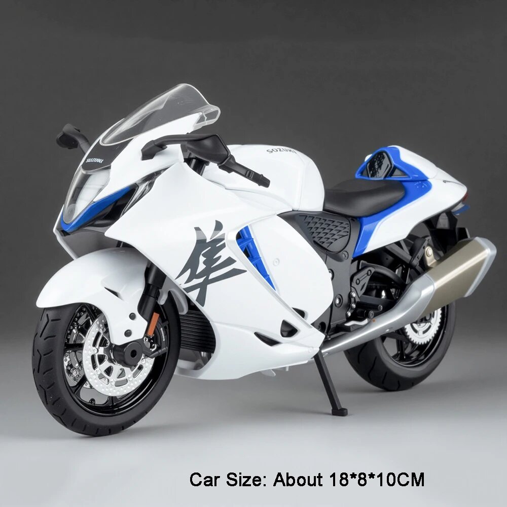 Мотоцикл Suzuki Hayabusa Белый 1:12