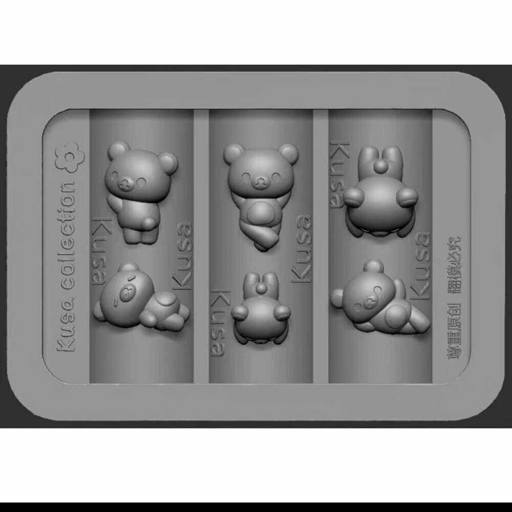 Форма для ногтей MINISO Rilakkuma 2