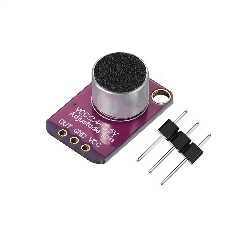 Высокочувствительный звуковой датчик GY-MAX4466, модуль микрофона для Arduino, Raspberry Pi, STM32, робототехники и STEM-образования, 1 шт.