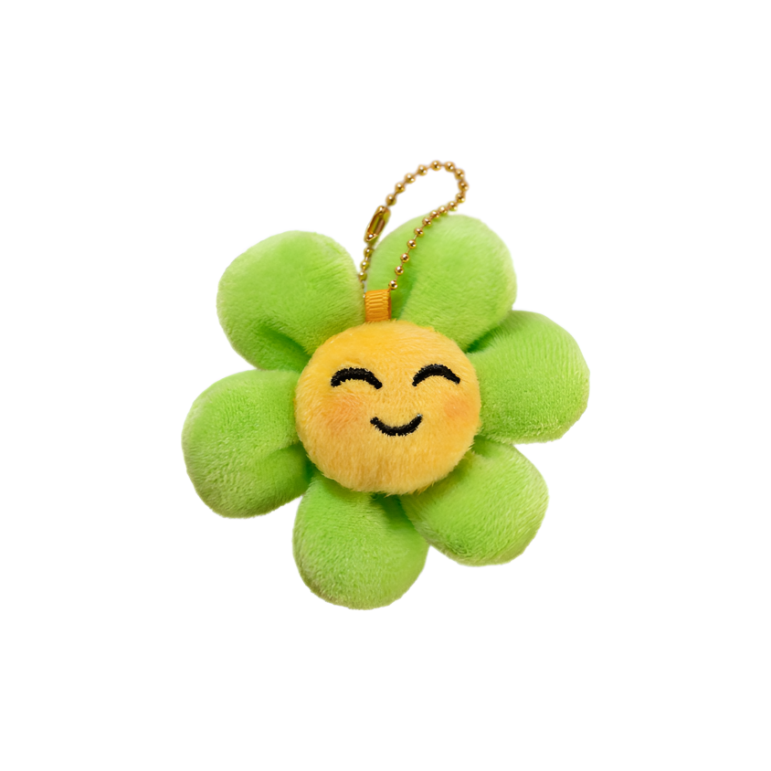 PUDOWRABBIT Милый стиль Smile Подсолнух Брелок Плюшевые брелки Длина корпуса 6 см 6CM