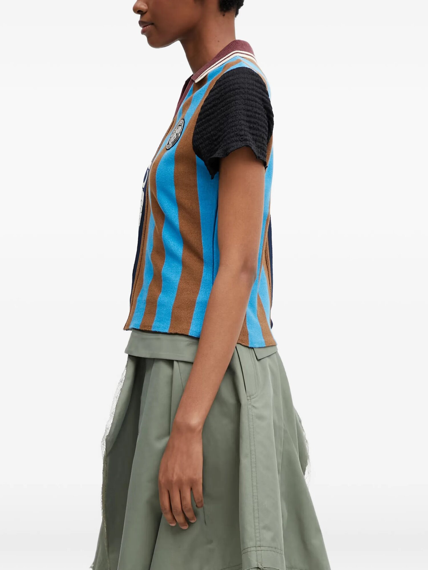 Футболка Andersson Bell Patchwork striped T-shirt, размер 42 — фото 1