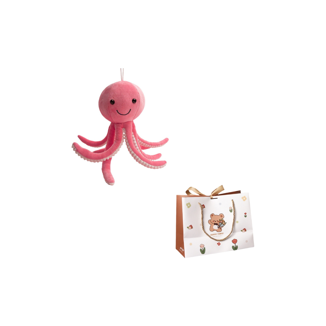 OU DI PIG Куклы-кальмары Мягкая игрушка 30 см Высота 30CM