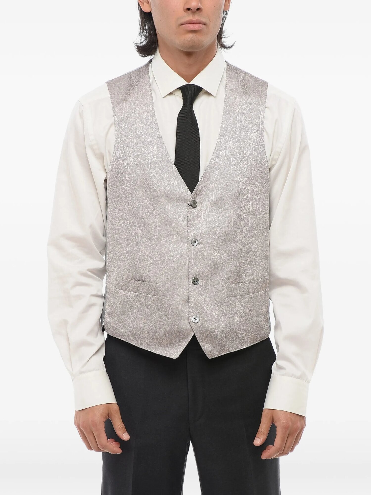 Жилет Leaf-pattern waistcoat