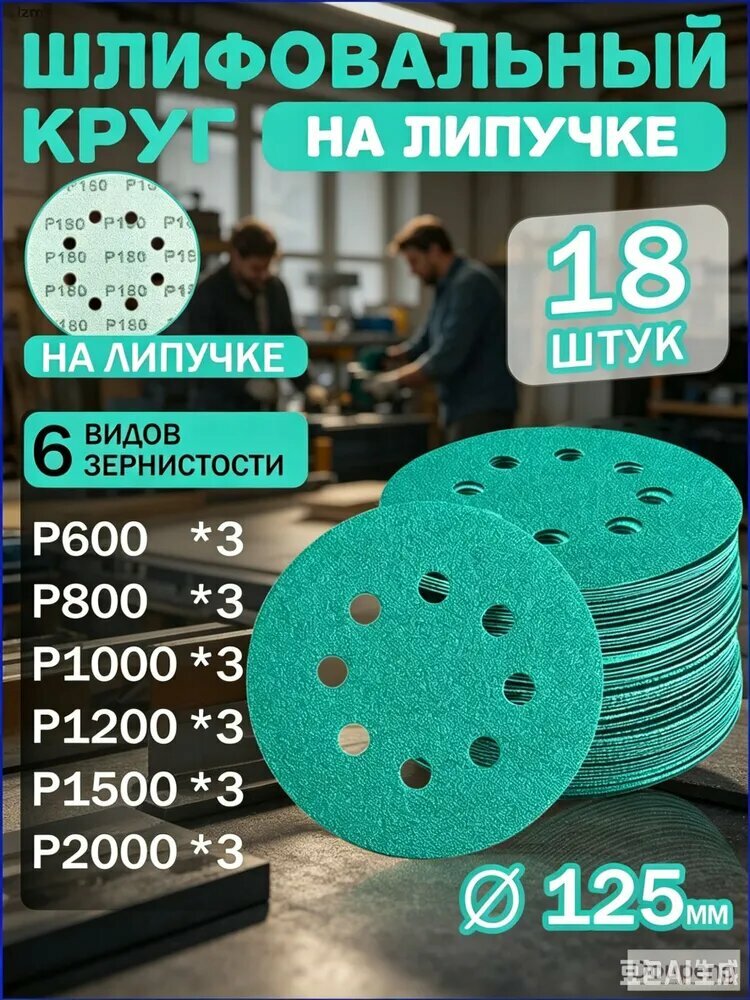 Круг шлифовальный 125; P600