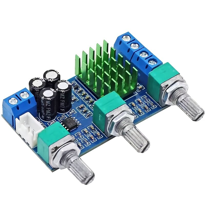 Усилитель мощности TPA3116D2 2×50W, двухканальный, 12-24V, модуль для DIY-колонок, 1 шт.