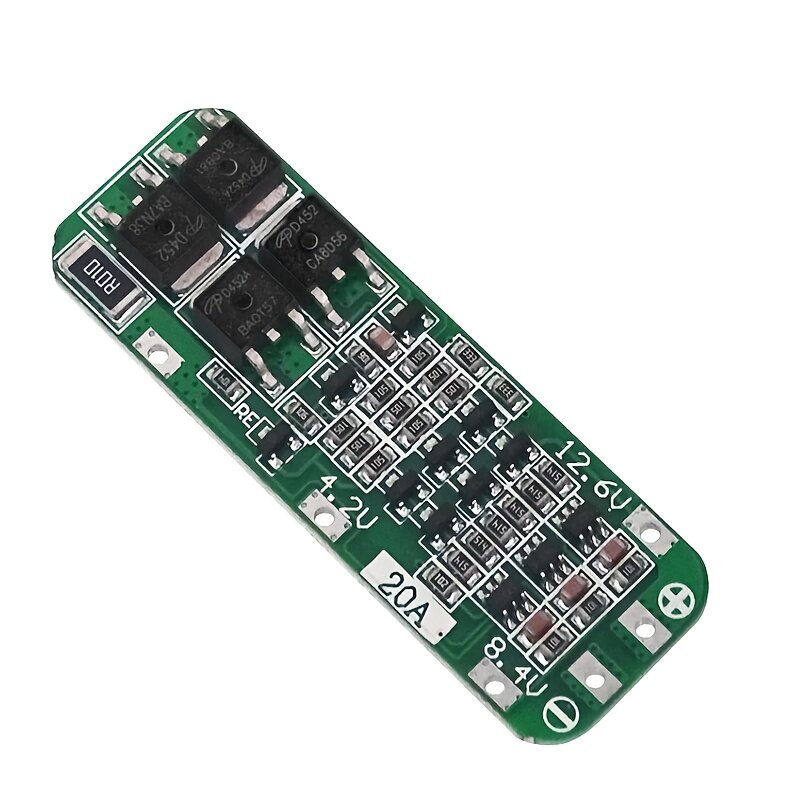 Плата защиты BMS 3S 12.6V 20A для литий-ионных аккумуляторов 18650, 10 шт.
