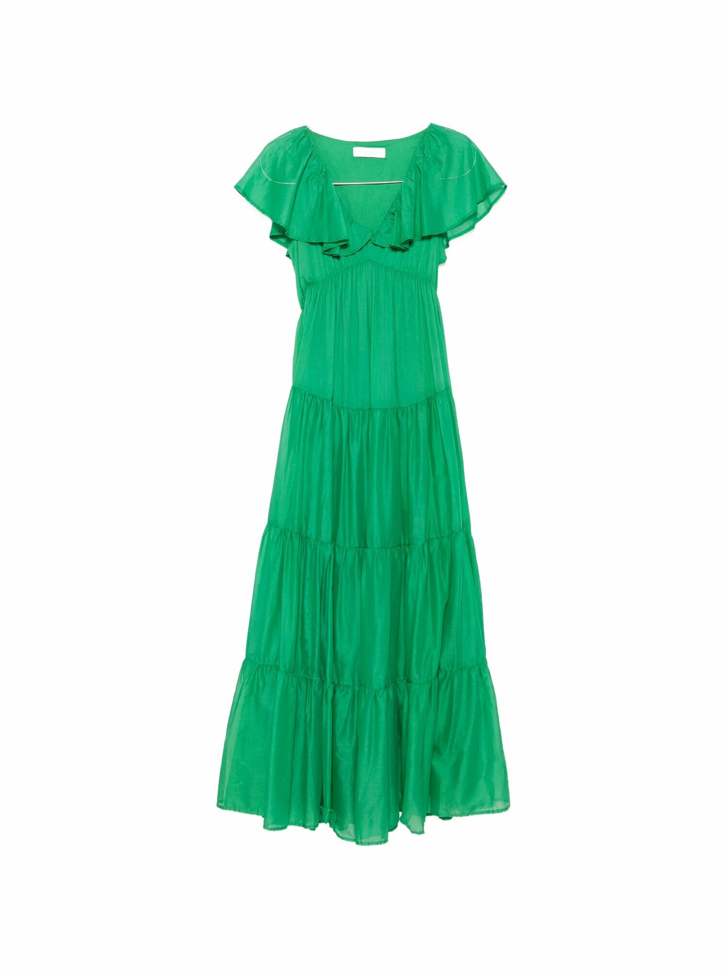 Платье Ruffled tiered maxi dress