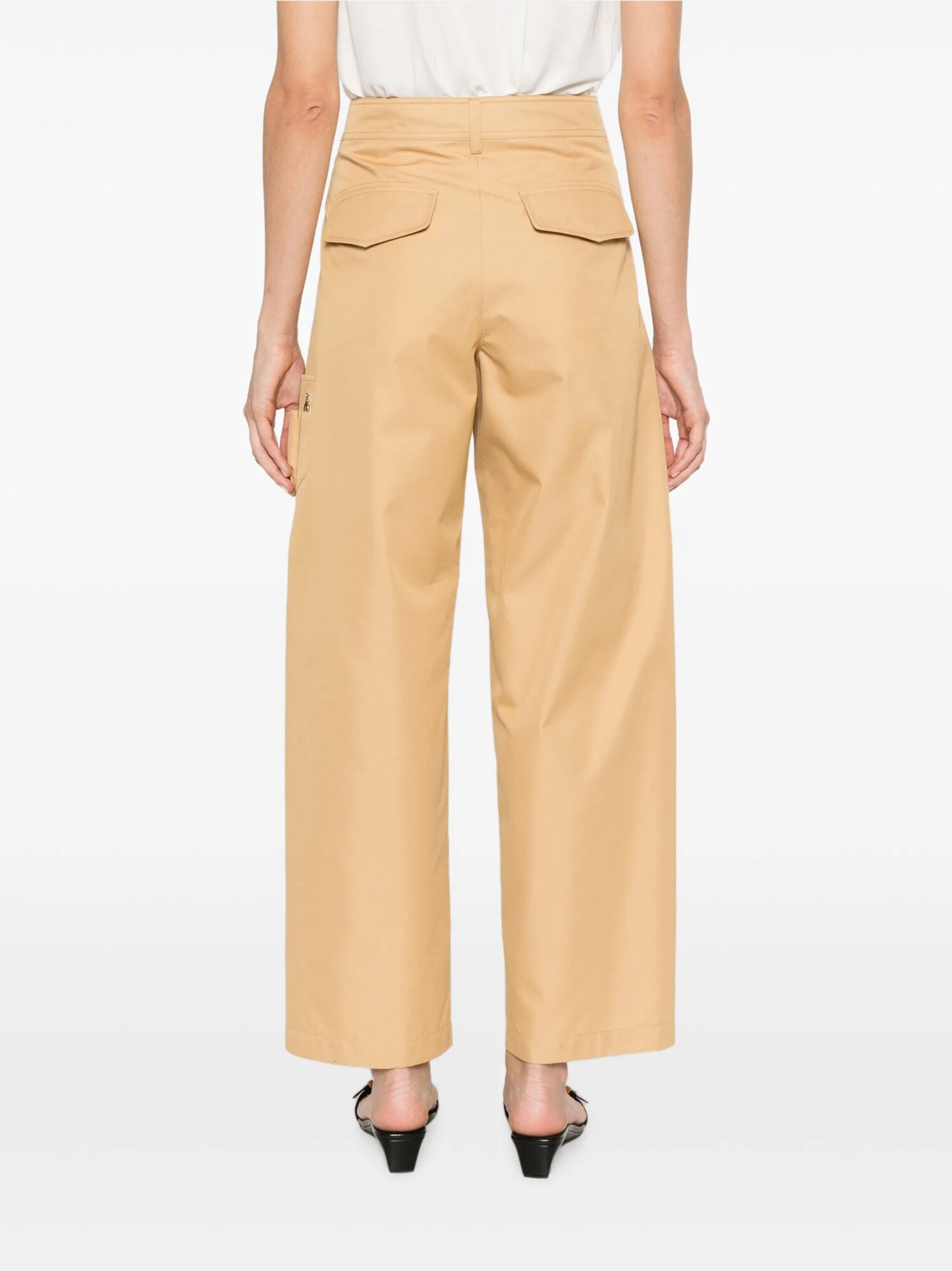 Брюки PATRIZIA PEPE Utility straight-leg trousers, размер 40 — фото 1