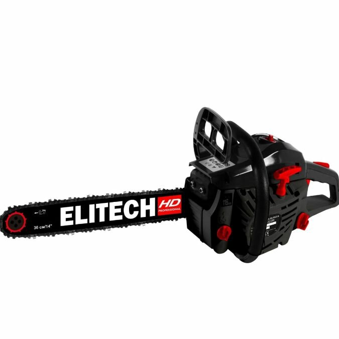 Бензопила ELITECH CS4022R (E1611.004.00) (2,2лс, 1,6кВт, 52, 3300-12000об/мин, 4,3кг)