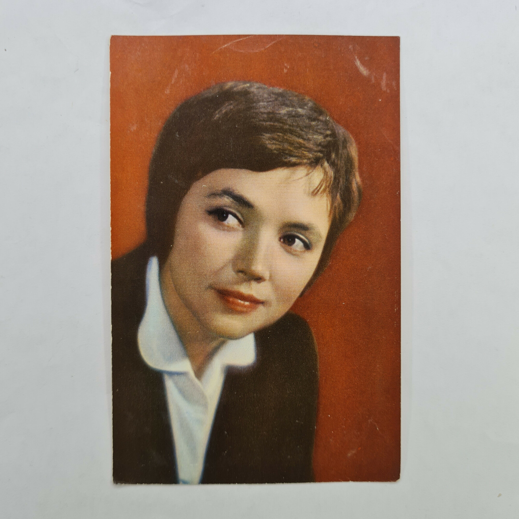 Открытка советская СССР. Лилия Алешникова, портрет актрисы кино, театральное искусство, винтаж