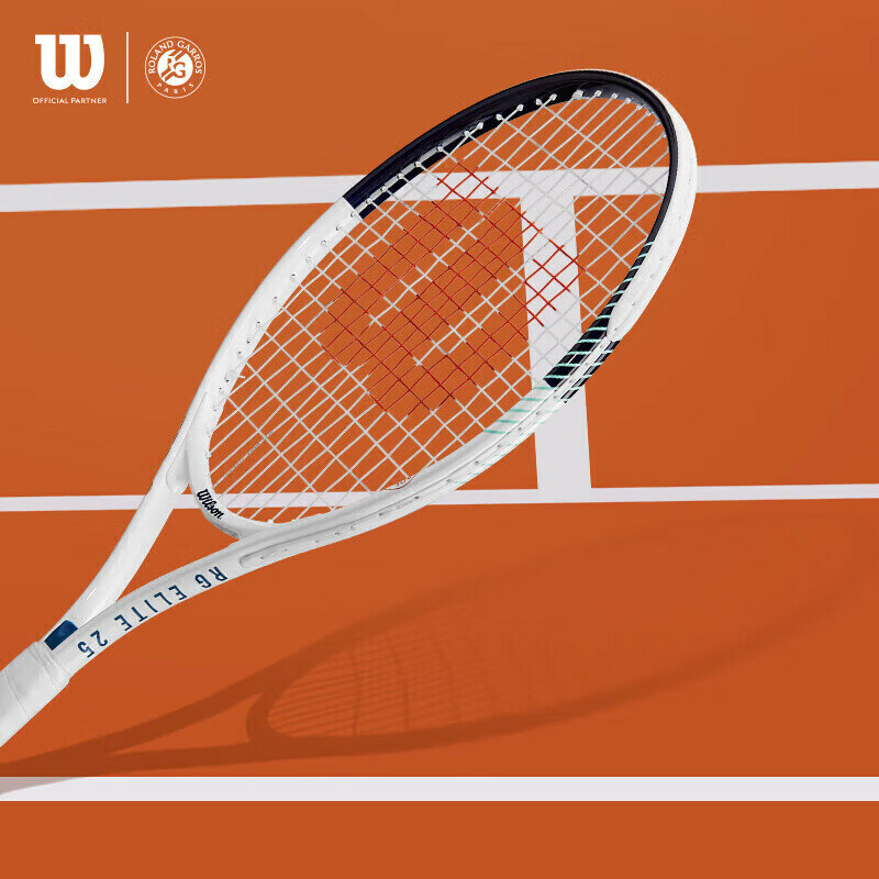 Теннисная ракетка Wilson JR 25 для юных игроков 9-10 лет с совместной маркировкой French Open Категория：Совместная