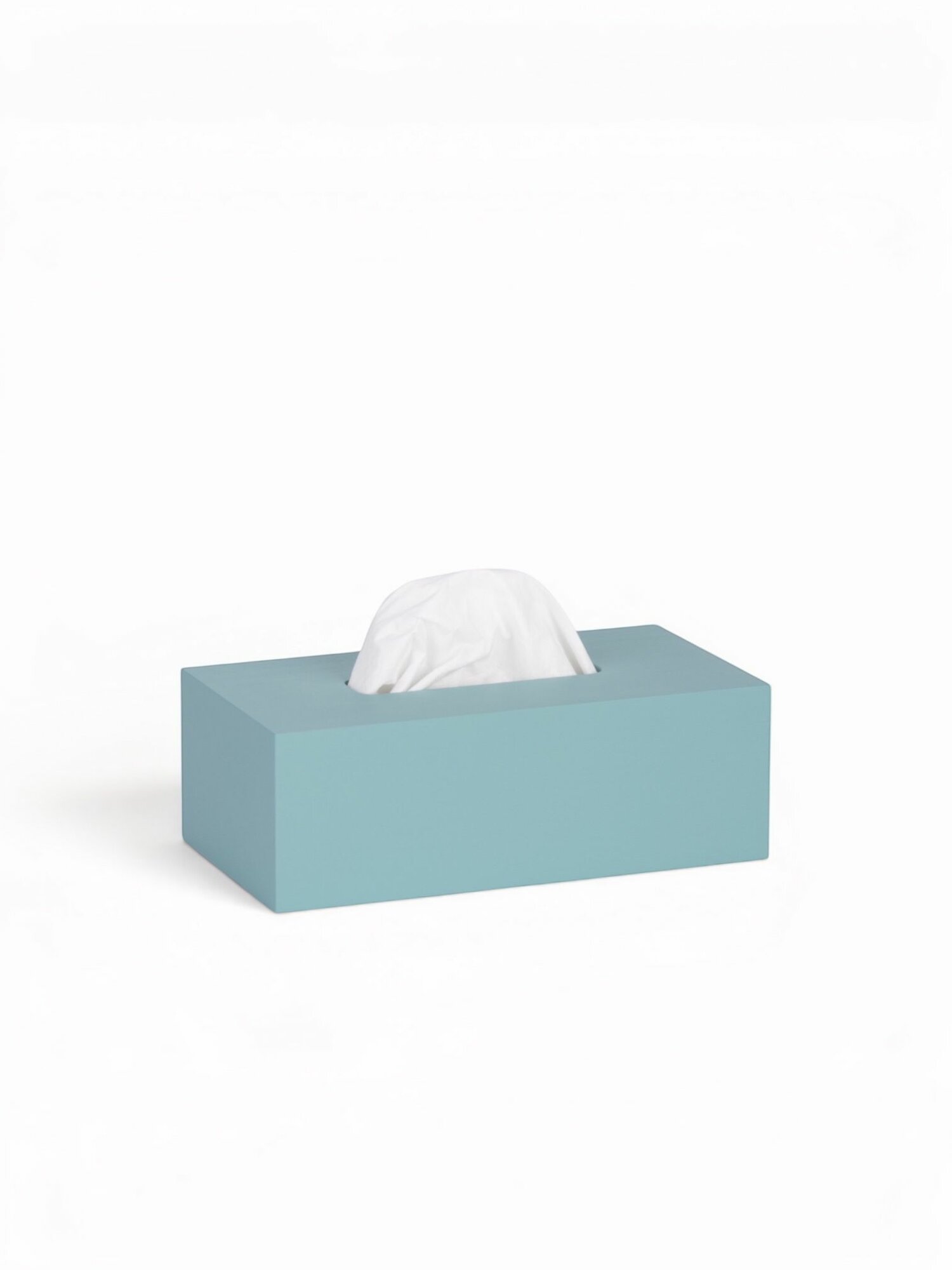 Интерьерная салфетница COROBICO Nappy, дерево, цвет бирюзовый, 243х133х82мм