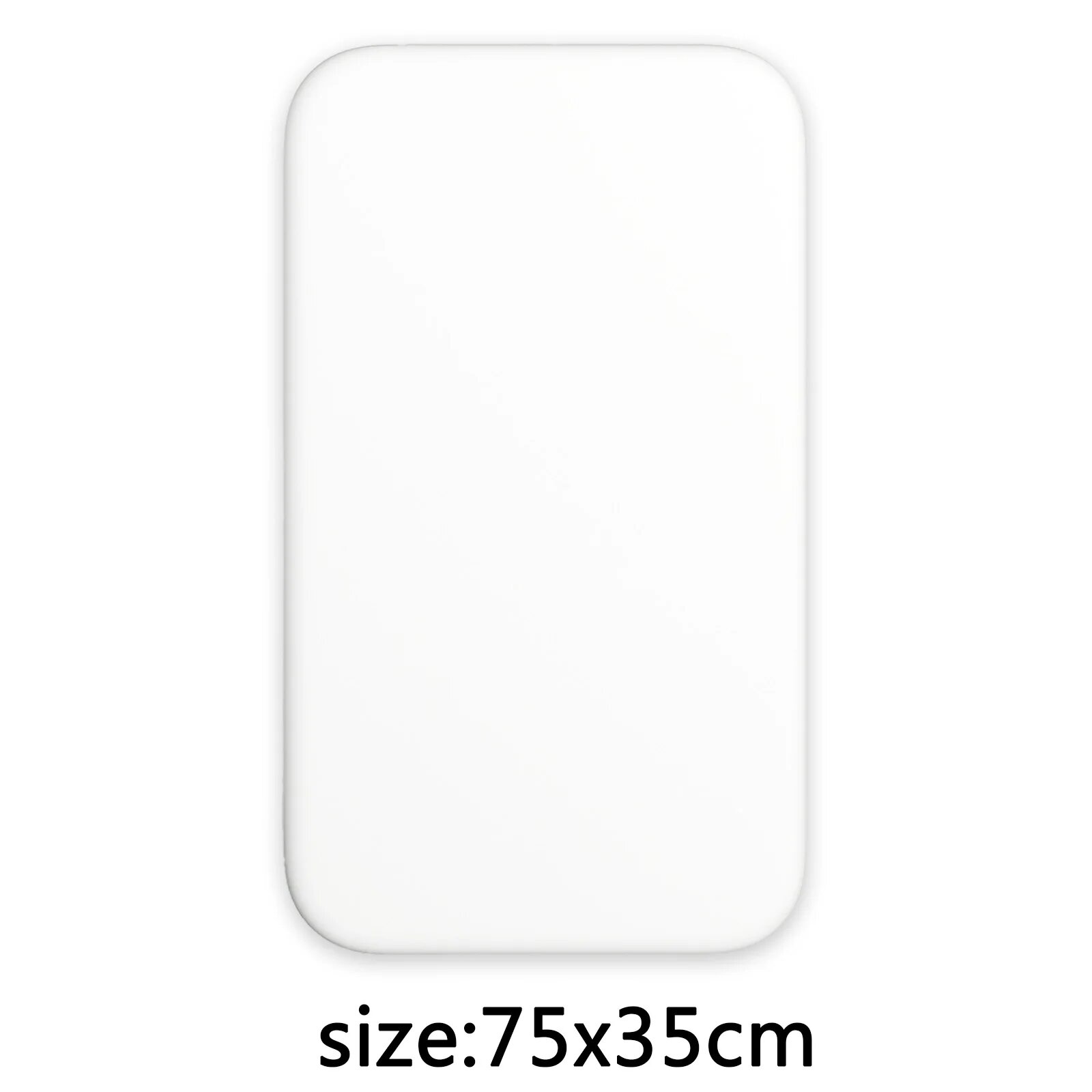 Ультрамягкие хлопковые простыни для детской кроватки, 1 шт. 1pcs white 75x35cm