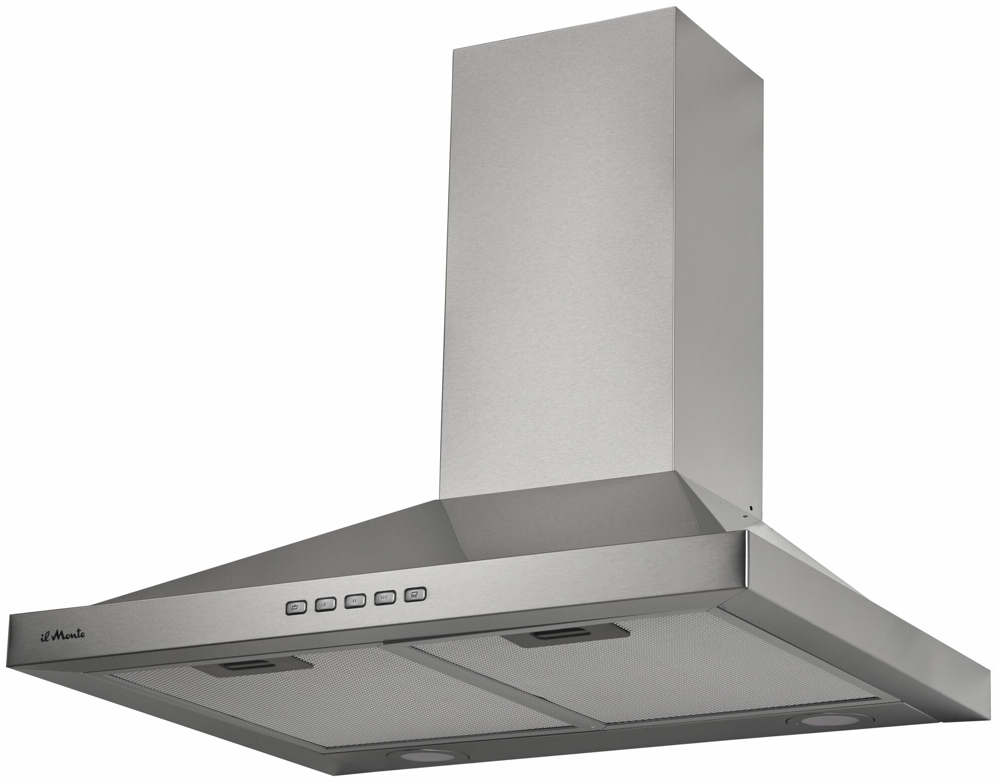 Вытяжка кухонная 60 см купольная, 600 м3/ч , LED освещение, il Monte KH-DOME 6007-IX нержавейка