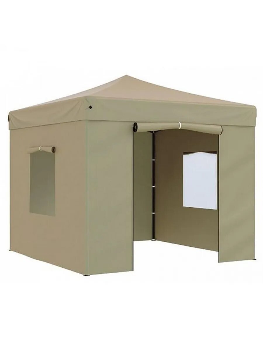 Тент-шатер Green Glade 3101 (садовый) 295x295x295 см, стальной каркас, бежевый
