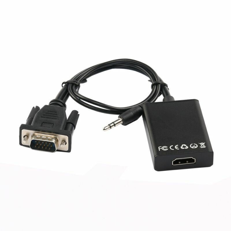 Преобразователь-конвертер сигнала с VGA на HDMI с аудио