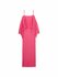 Платье Tom Ford Off-shoulder ruffled gown, размер 38 EU, коралловый/розовый