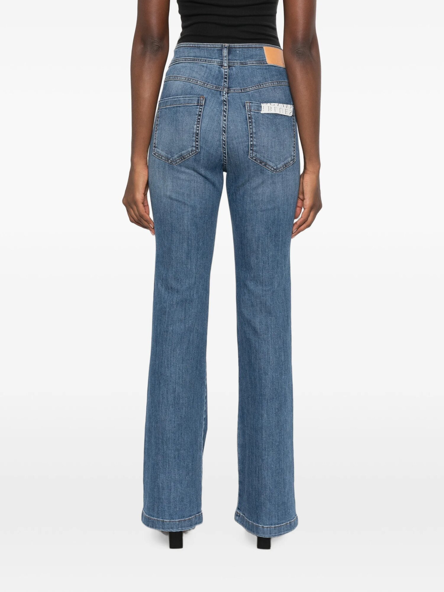 Джинсы iBlues Patch-pocket flared jeans, размер 42, синий — фото 1