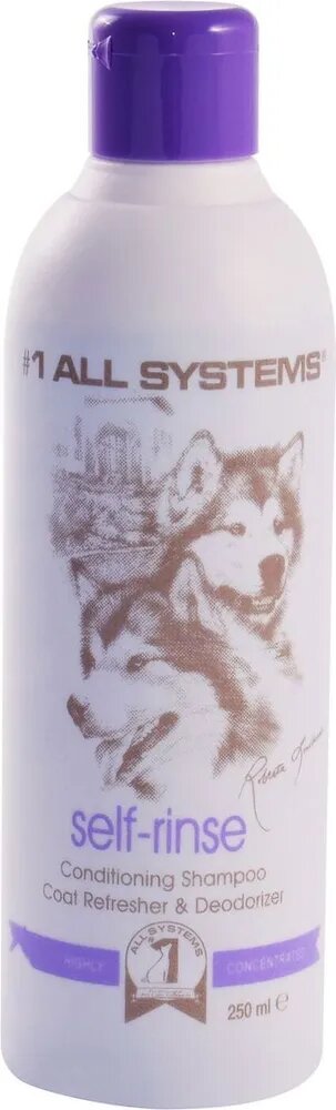 #1 All systems Self-rinse Conditioning shampoo - шампунь без смывания для животных 250мл