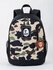Рюкзак BAPE APE SHARK школьный, дорожный, городской, средний, из оксфорда, черно...