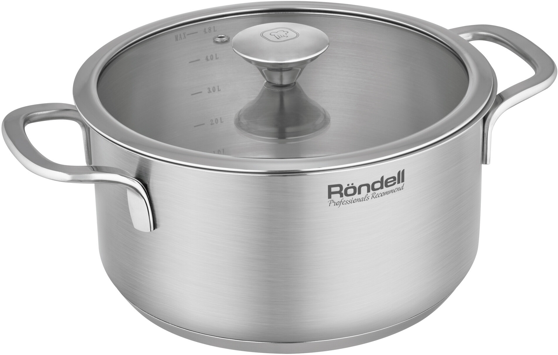 Кастрюля Modern RDS-1748 4.8л. d 24см с крышкой стальной