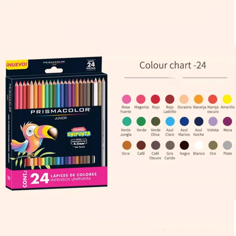 Prismacolor Junior цветные масляные карандаши 24 colors