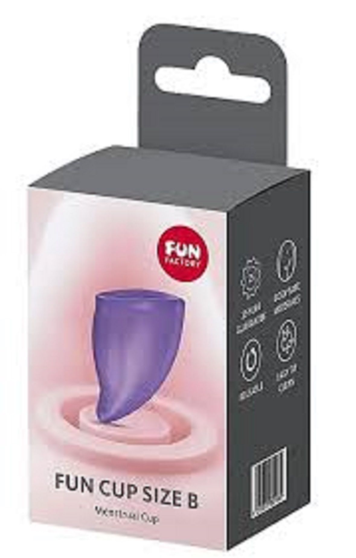 Менструальная чаша FUN CUP размер B (фиолетовый)