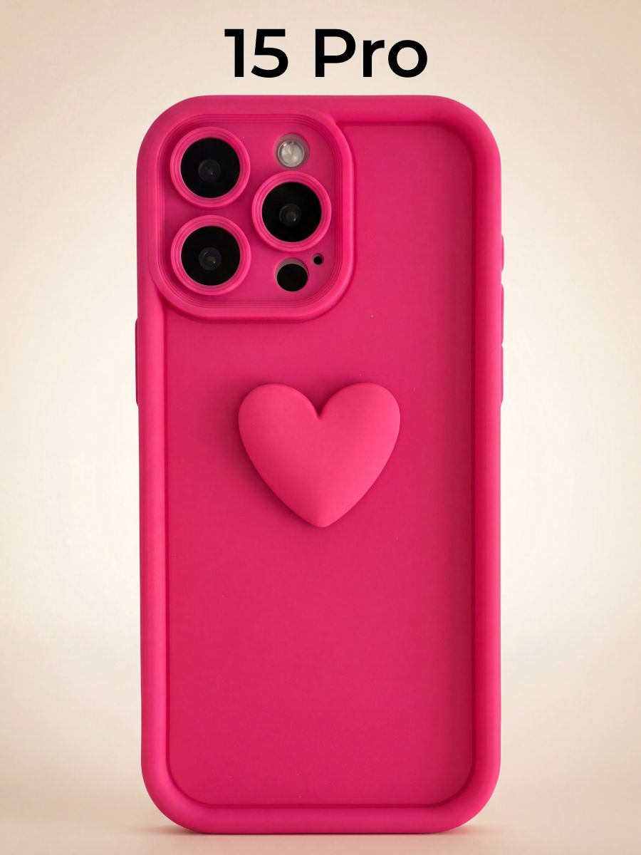 Защитный чехол для Apple Iphone 15 Про (Эпл Айфон 15 Pro) силиконовый с защитой камер / противоударный