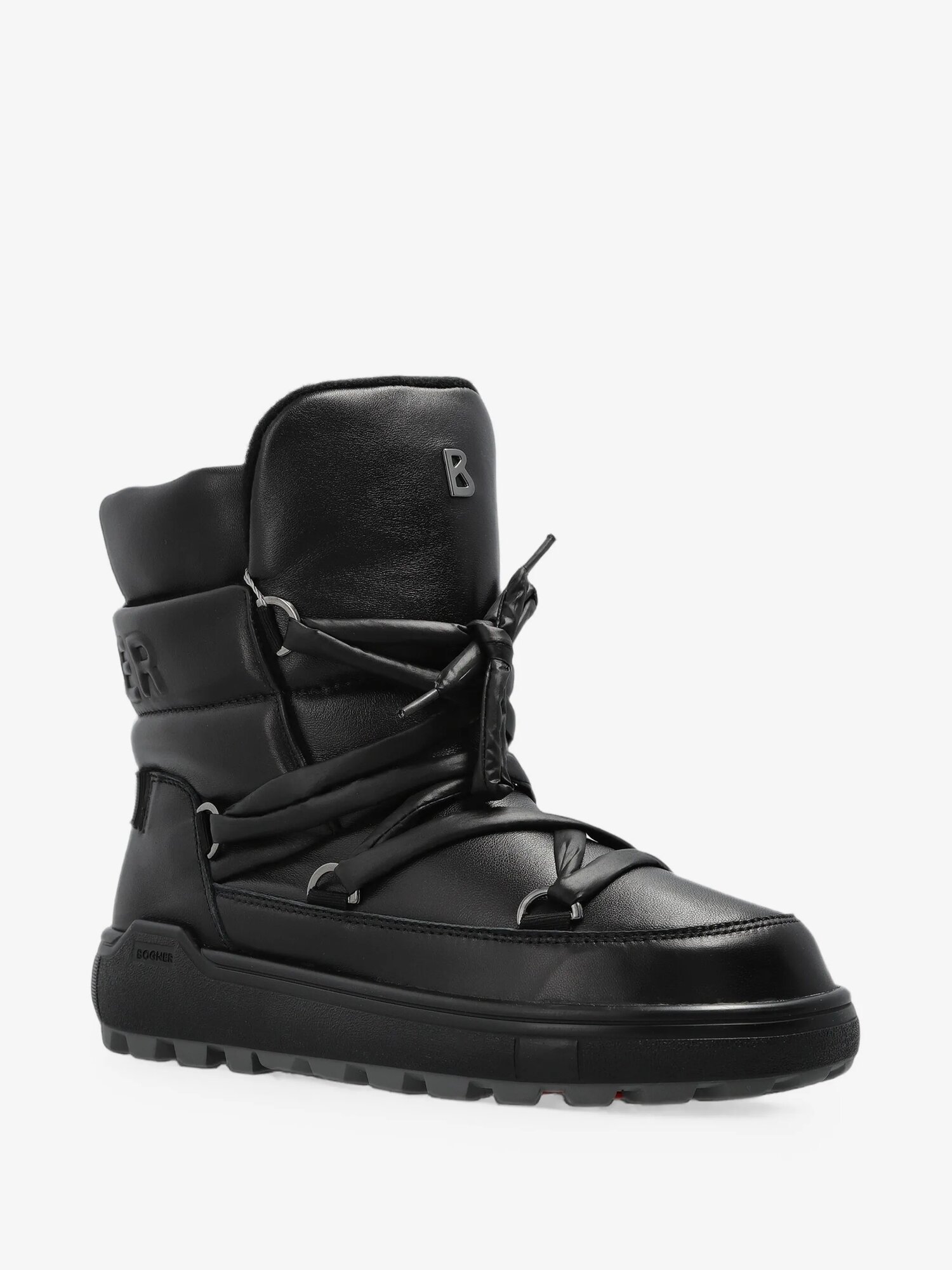 Ботинки Bogner Chamonix leather snow boots, размер 39, черный — фото 1