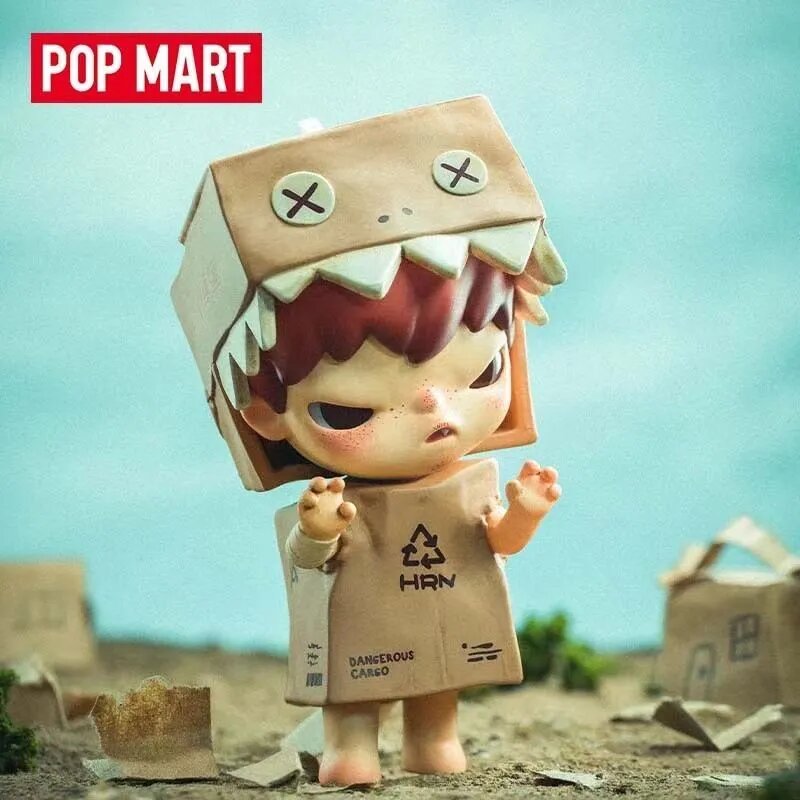 POP MART Hirono Mime Персонажи серии, персонажи Hirono blind box, подтвержденные дизайнерские фигурки, предметы коллекционирования, игрушки для украшения дома