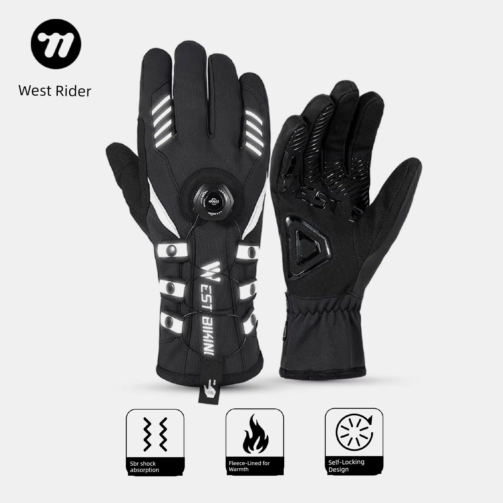 Перчатки West Biking 0211237 для взрослых и детей