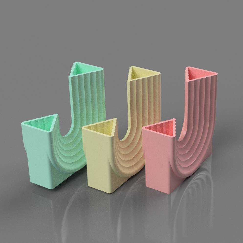 Ваза декоративная дизайнерская, 3D-печать, 3DOPRU арт. VASE-CC-609ae3294ea3