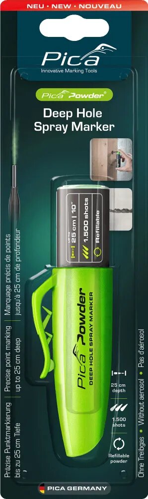 Маркер-спрей стреляющий Pica Powder 2020/SB для глубоких отверстий